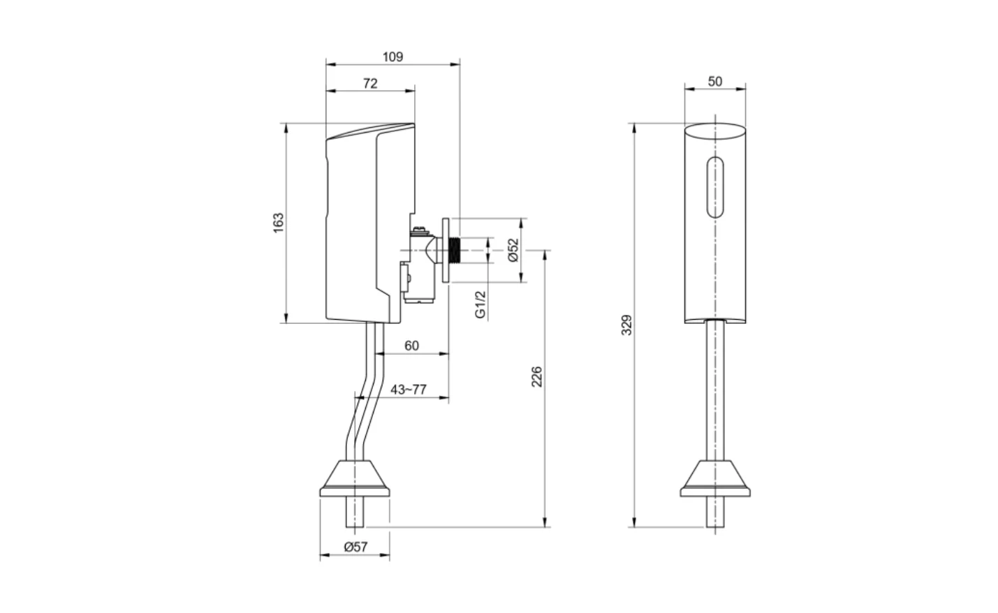 Wall Mount Urinal Sensors by Askon | Easy Install | India